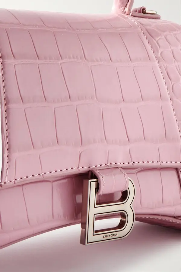 Balenciaga Hourglass Small Tote - Pink
