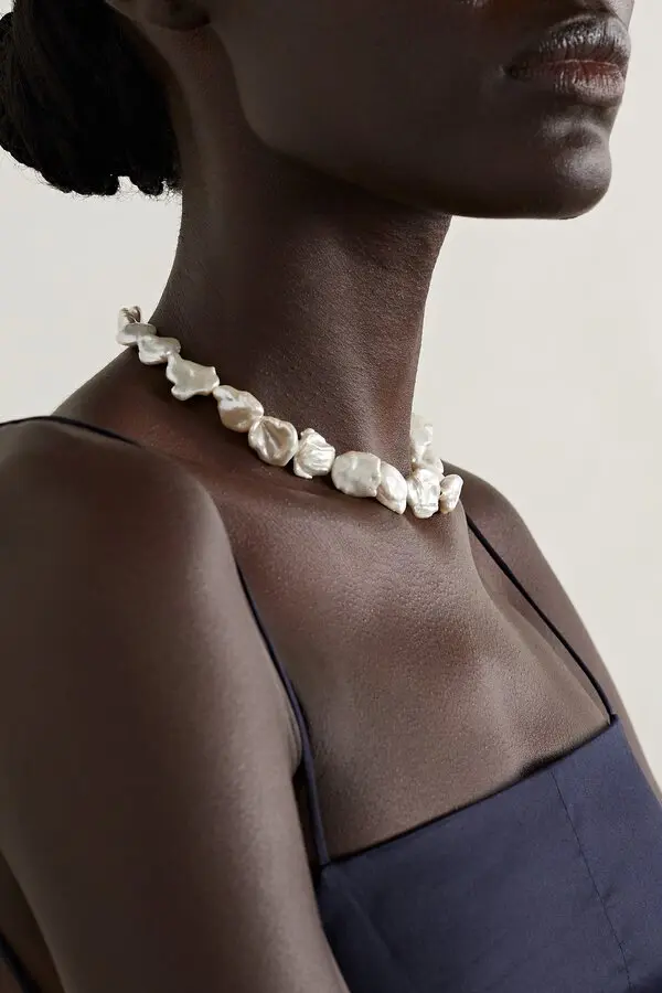Mateo 14-karat Gold Freshwater Pearl Necklace