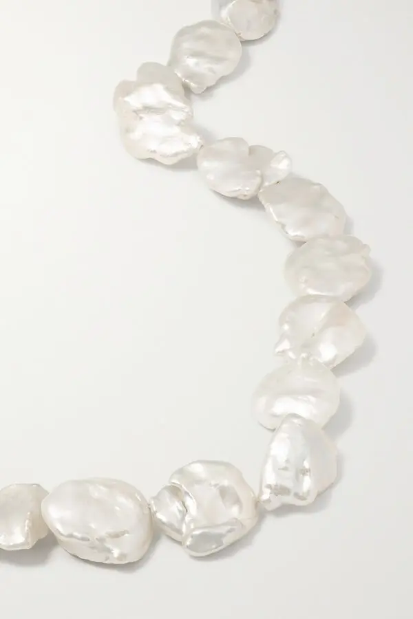 Mateo 14-karat Gold Freshwater Pearl Necklace
