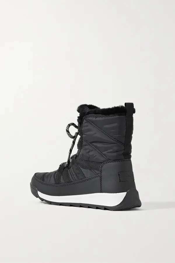 Sorel Whitney Ii Faux Fur-trimmed Ankle Boots
