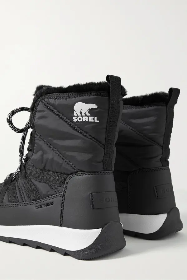 Sorel Whitney Ii Faux Fur-trimmed Ankle Boots