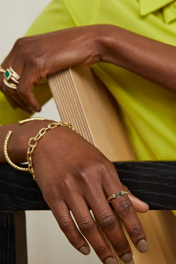 David Yurman Renaissance Emerald Ring - Gold