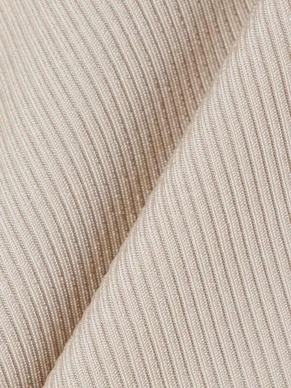 GOLDSIGN Laurel Ribbed-knit Tank - Ecru
