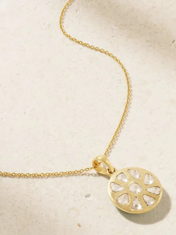 AMRAPALI LONDON 18-karat Enamel Pendant Necklace - Gold