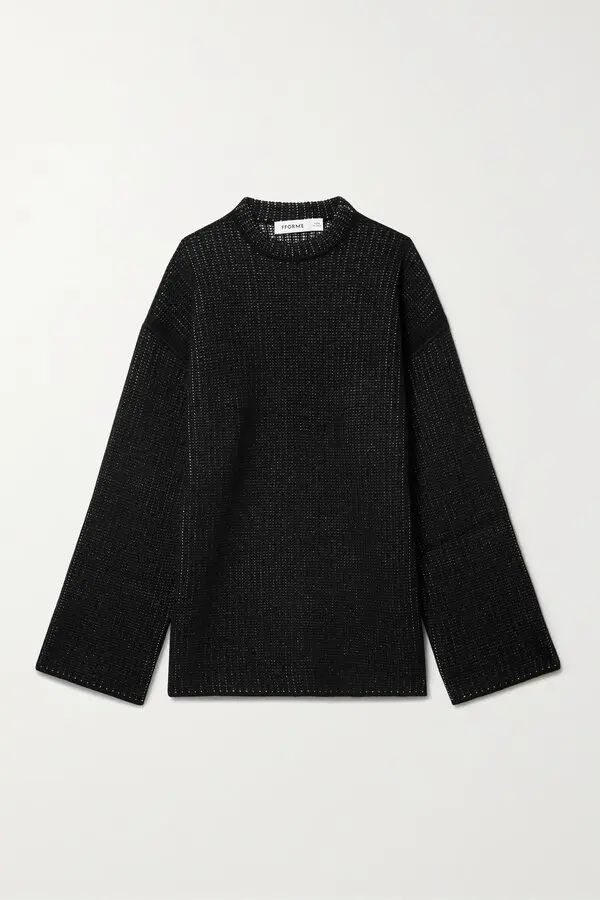 FFORME Net Sustain Harlow Ribbed Cashmere Sweater
