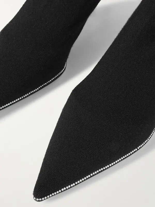 Rene Caovilla Crystal-embellished Over-the-knee Boots
