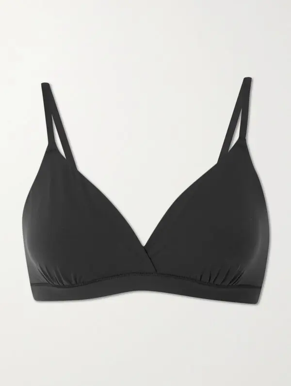 SKIMS Fits Everybody Crossover Bralette - Black
