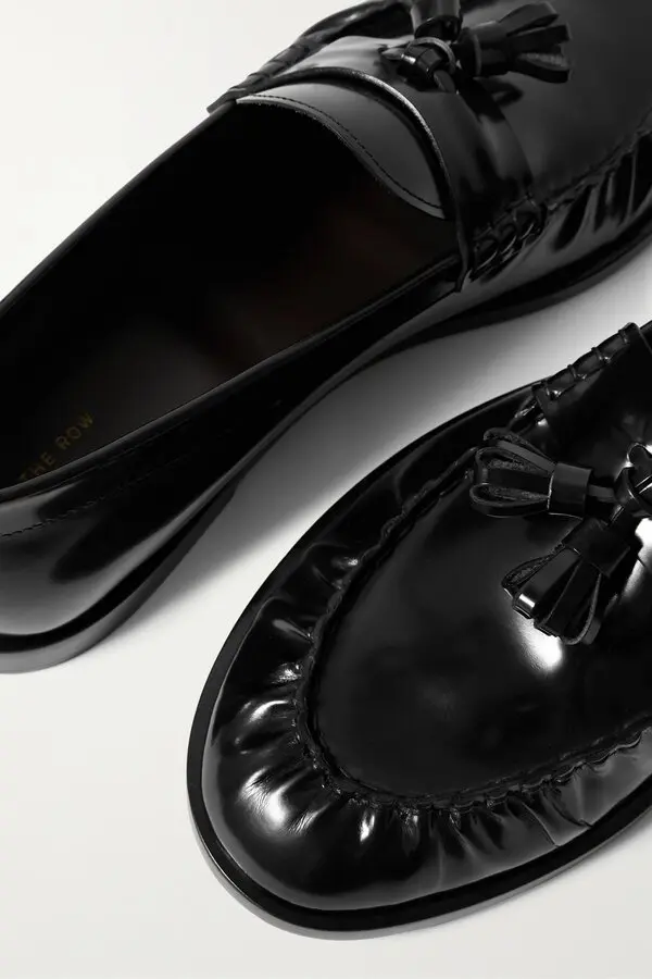 THE ROW Tasseled Leather Loafers