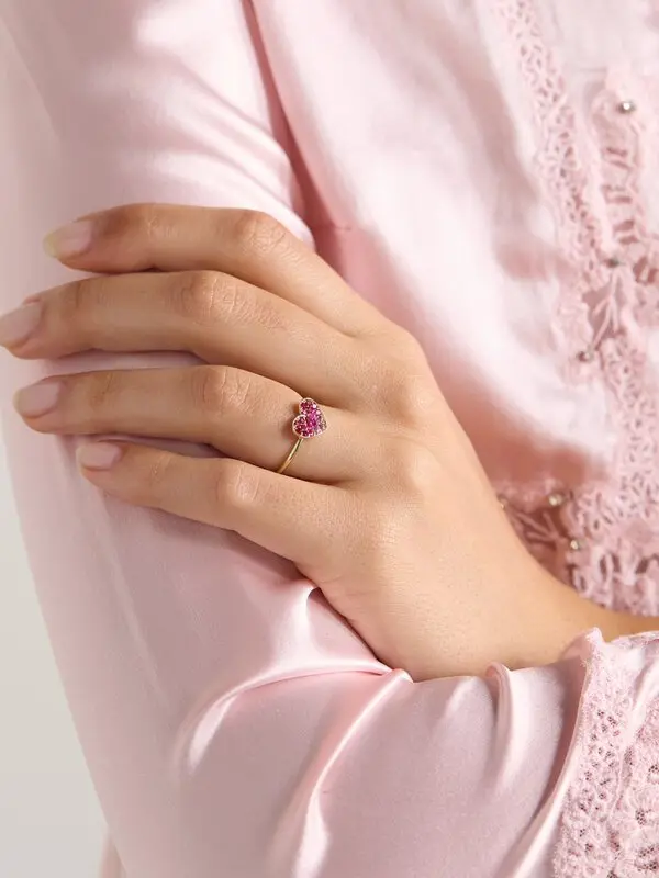 STONE AND STRAND You're Making Me Blush 10-karat Ruby Ring