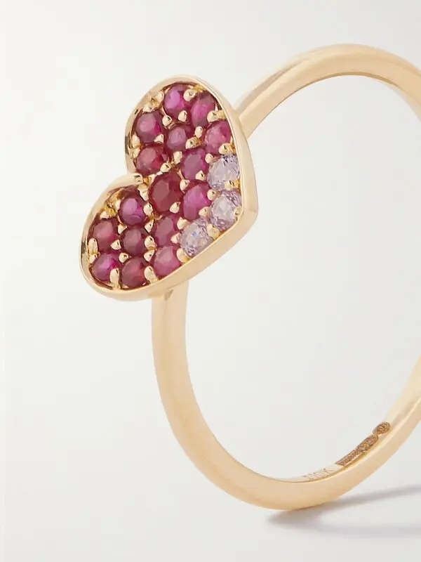STONE AND STRAND You're Making Me Blush 10-karat Ruby Ring