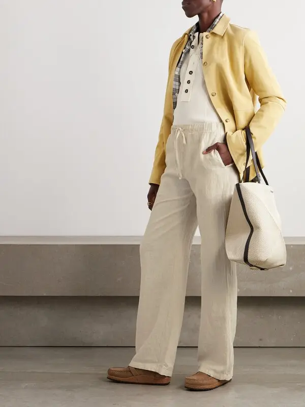 FORTELA Jaleh Linen Straight-leg Trousers