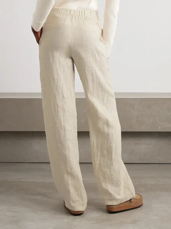 FORTELA Jaleh Linen Straight-leg Trousers