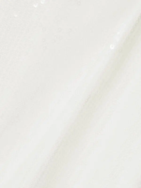 Alex Perry Strapless Sequined Crepe Midi Dress