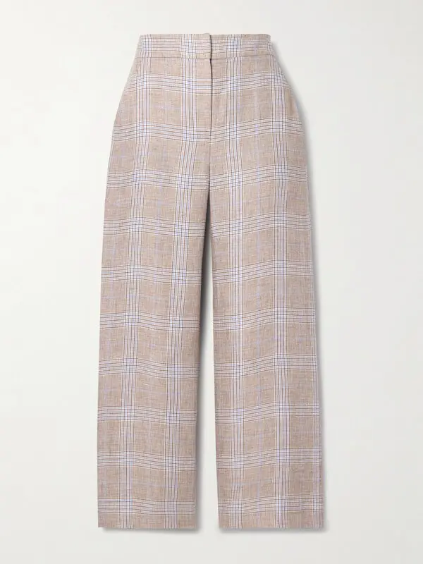 Veronica Beard Brixton Cropped Wide-leg Pants