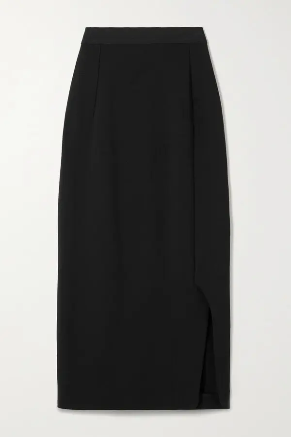 FFORME Sabreen Wool-blend Gabardine Midi Skirt