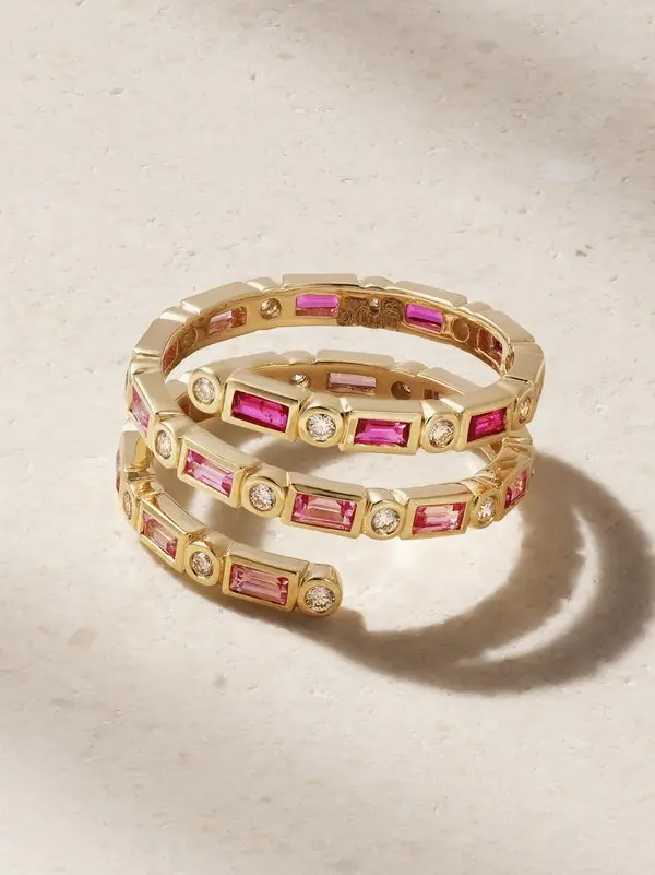 SYDNEY EVAN 14-karat Sapphire And Diamond Ring - Gold