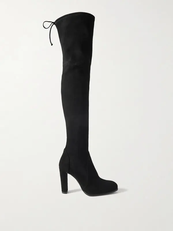 STUART WEITZMAN Highland Over-the-knee Suede Boots