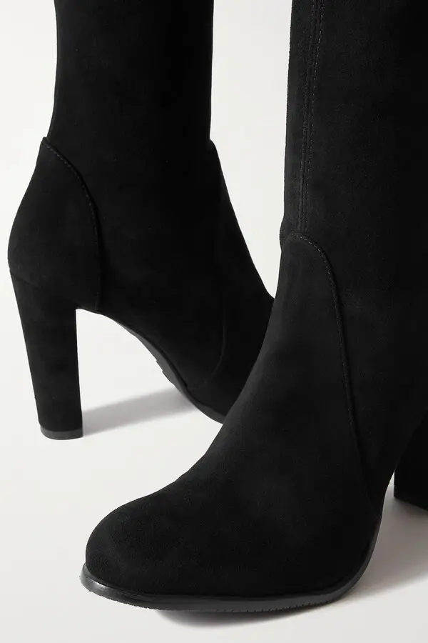STUART WEITZMAN Highland Over-the-knee Suede Boots