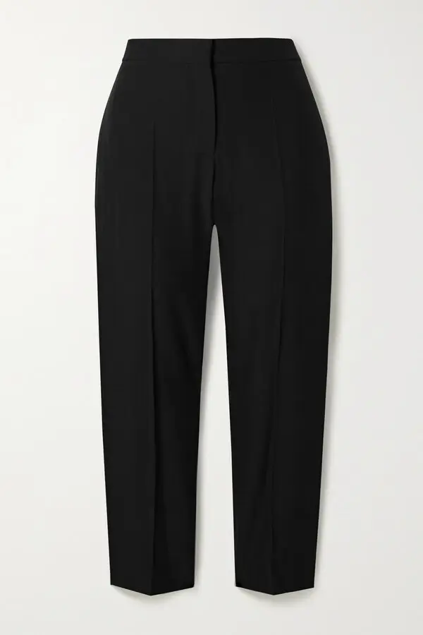 Alexander McQueen Cropped Straight-leg Woven Pants