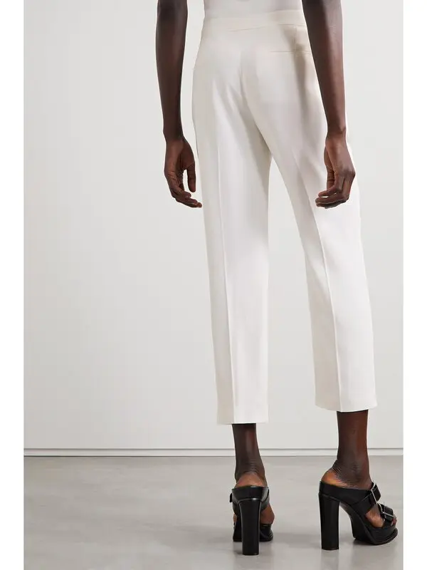 Alexander McQueen Crepe Straight-leg Pants