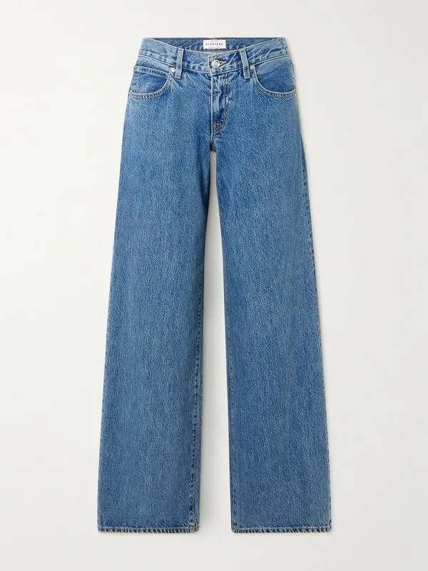 SLVRLAKE Lexi Low-rise Wide-leg Jeans - Blue
