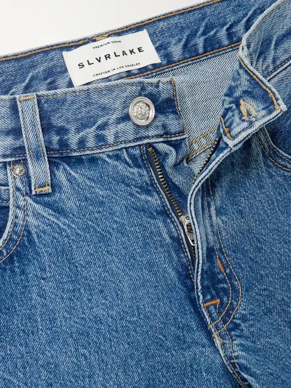 SLVRLAKE Lexi Low-rise Wide-leg Jeans - Blue