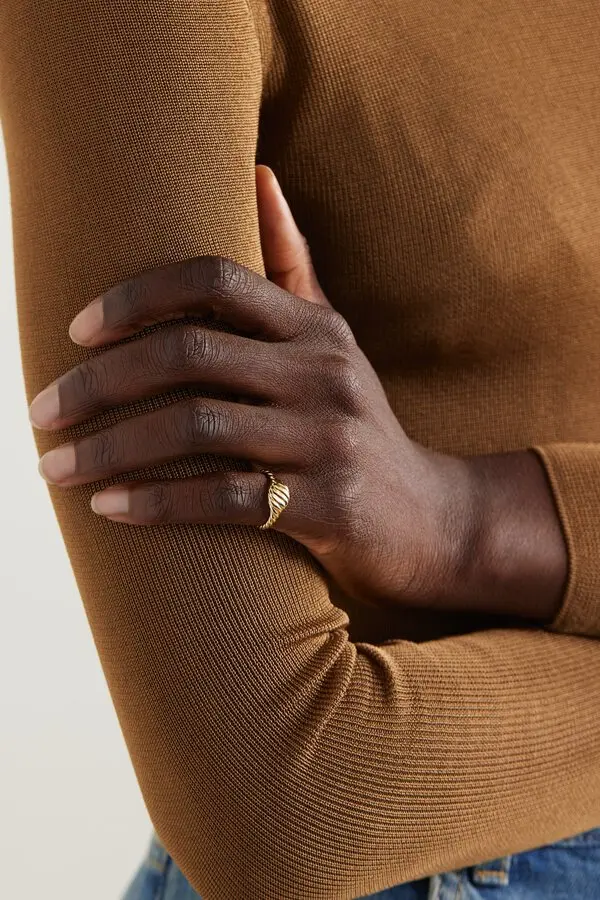 David Yurman 18-karat Pinky Ring