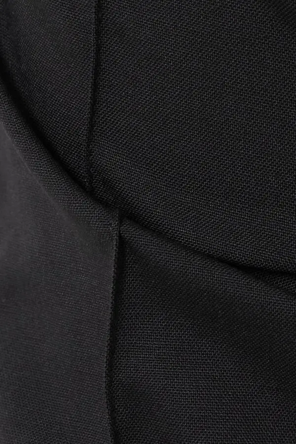 Jacquemus Merria Stretch-wool Flared Pants - Black