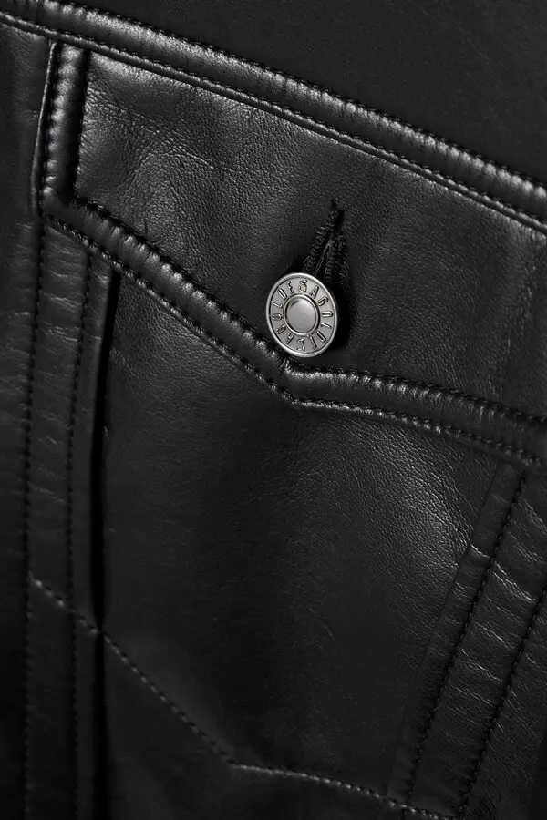AGOLDE Charli Recycled Leather-blend Jacket