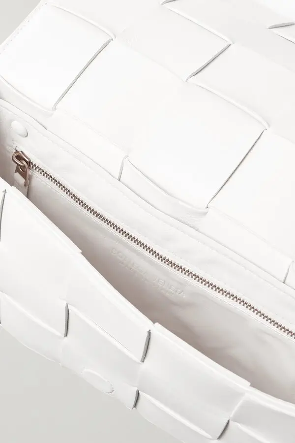 Bottega Veneta Cassette Medium Intrecciato Shoulder Bag