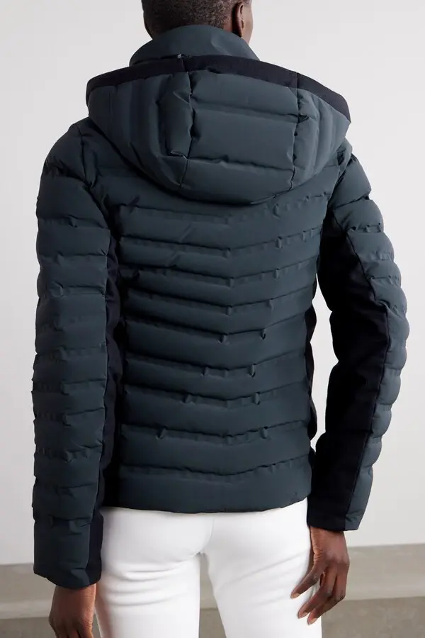 Kjus Cabox Hooded Quilted Merino Wool-blend Jacket