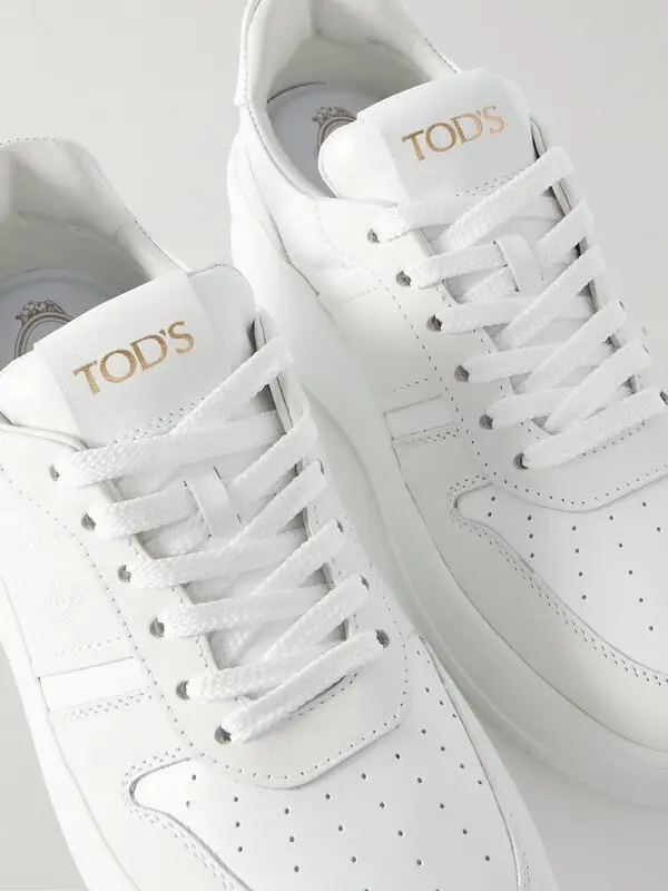 TOD'S Paneled Leather Platform Sneakers