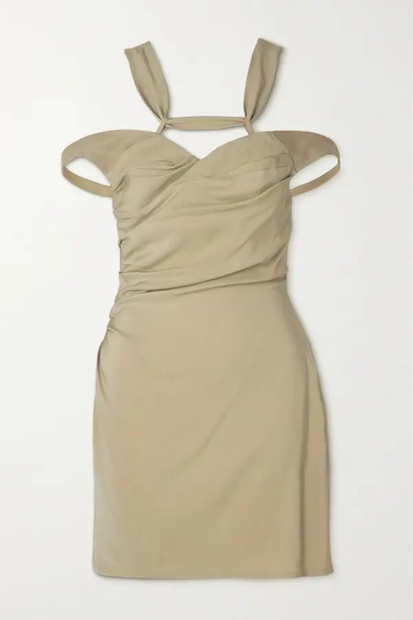 Jacquemus Soffio Crepe Mini Dress