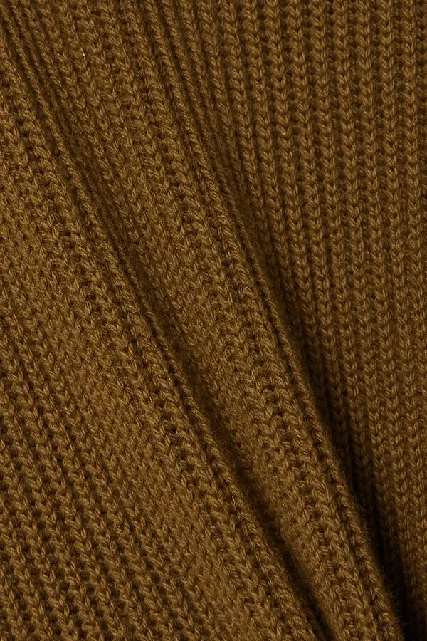THE ROW Roman Ribbed Cashmere Poncho