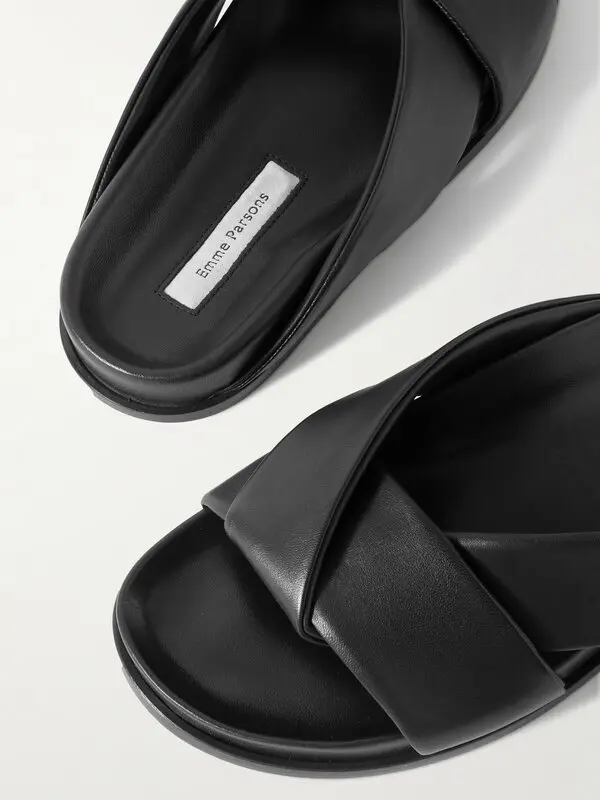 EMME PARSONS Leather Slides