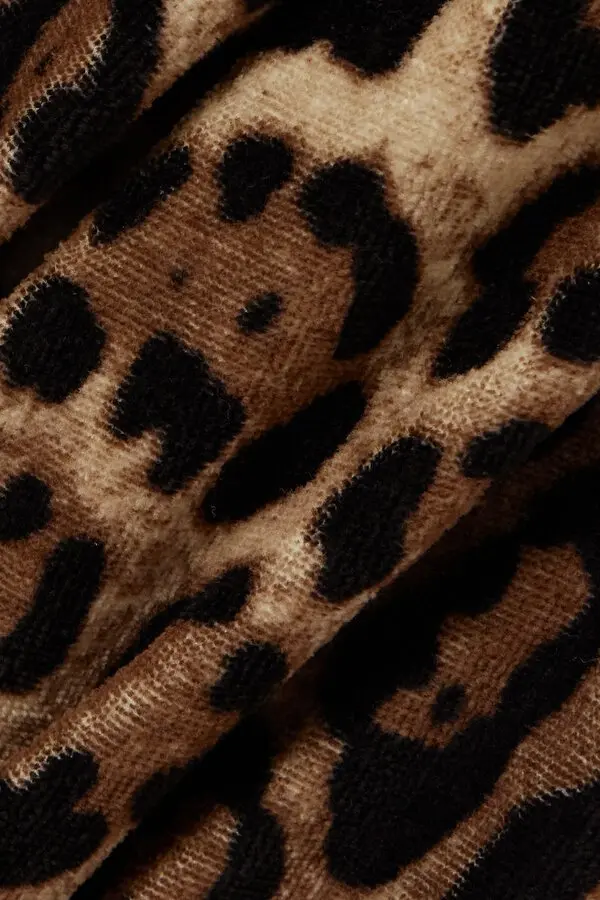 Dolce & Gabbana Leopard-print Cotton-terry Robe