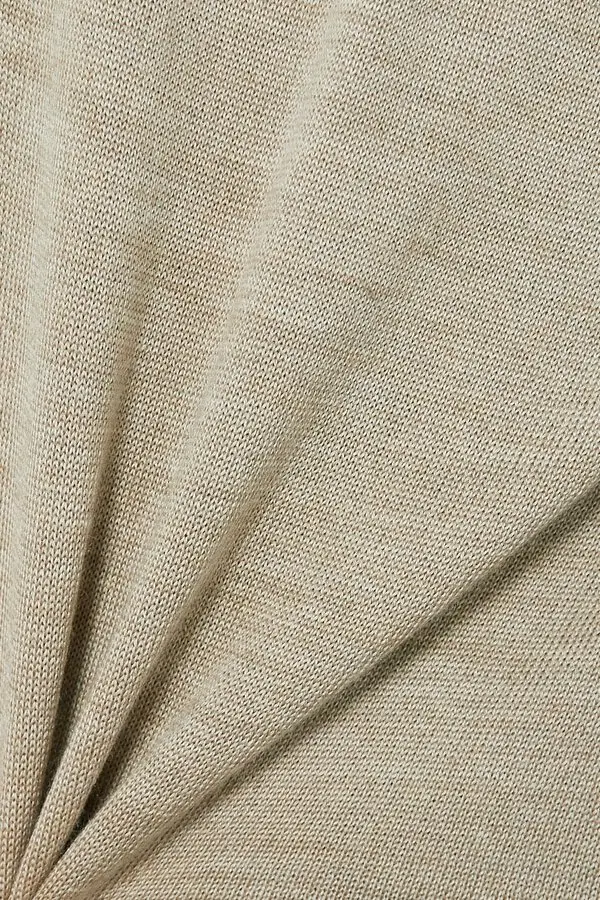THE ROW Aras Stretch Wool, Silk And Cashmere-blend Maxi Wrap Dress
