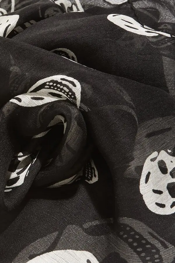 Alexander McQueen Printed Silk-chiffon Scarf