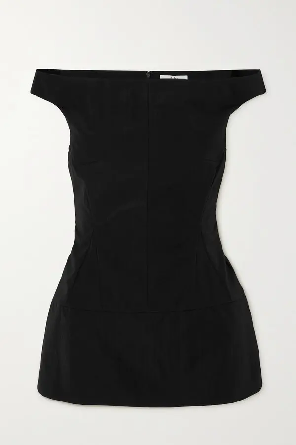 Tibi Schema Off-the-shoulder Top