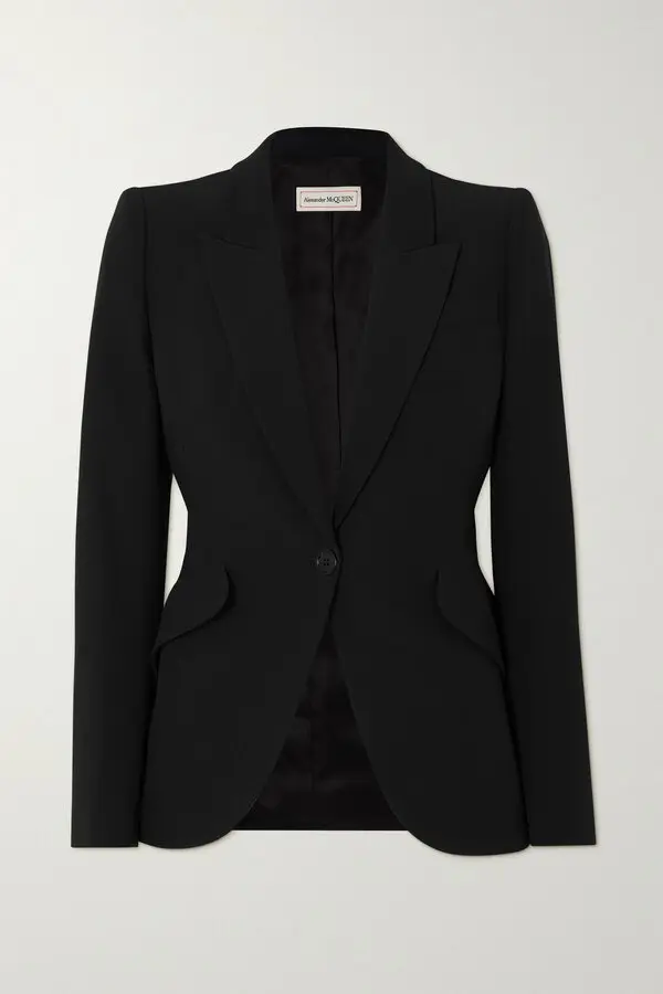 Alexander McQueen Crepe Blazer