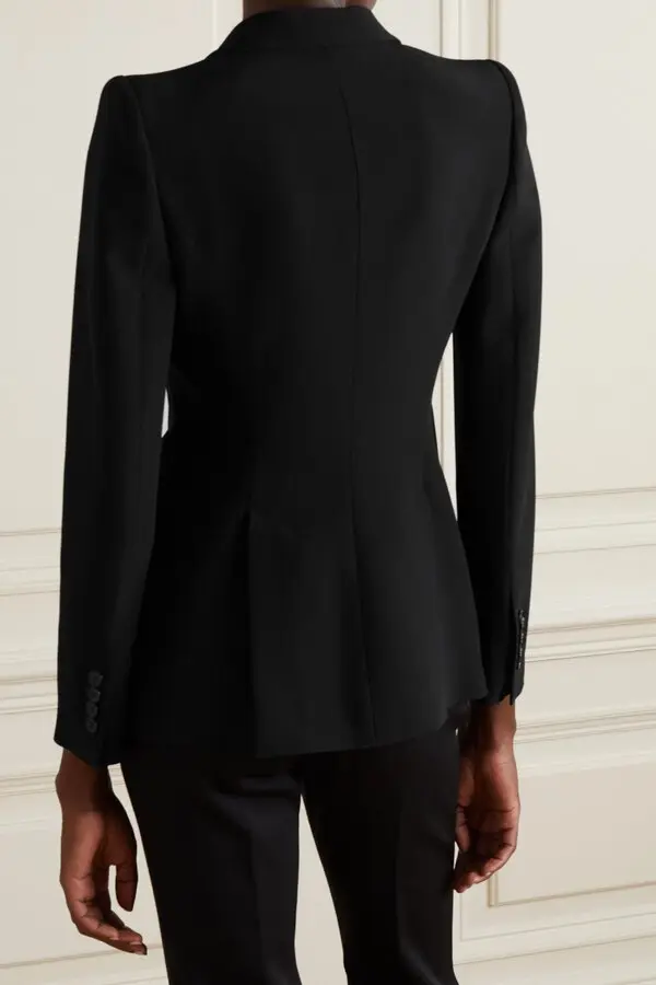Alexander McQueen Crepe Blazer