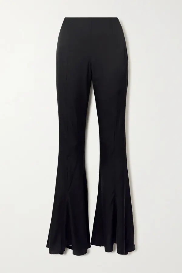 Acne Studios Flared Satin Pants