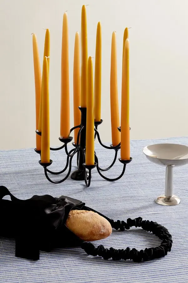 GOHAR WORLD Mini Wrought Iron Candelabra