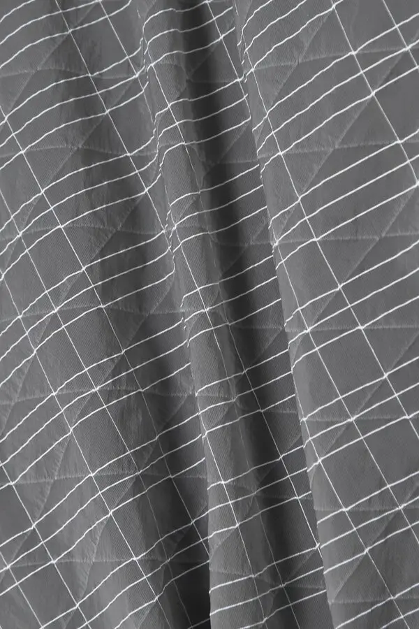 Alexander McQueen Long Now Matelassé Checked Mini Wrap Skirt