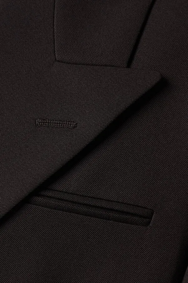THE ROW Myriam Double-breasted Wool-twill Blazer