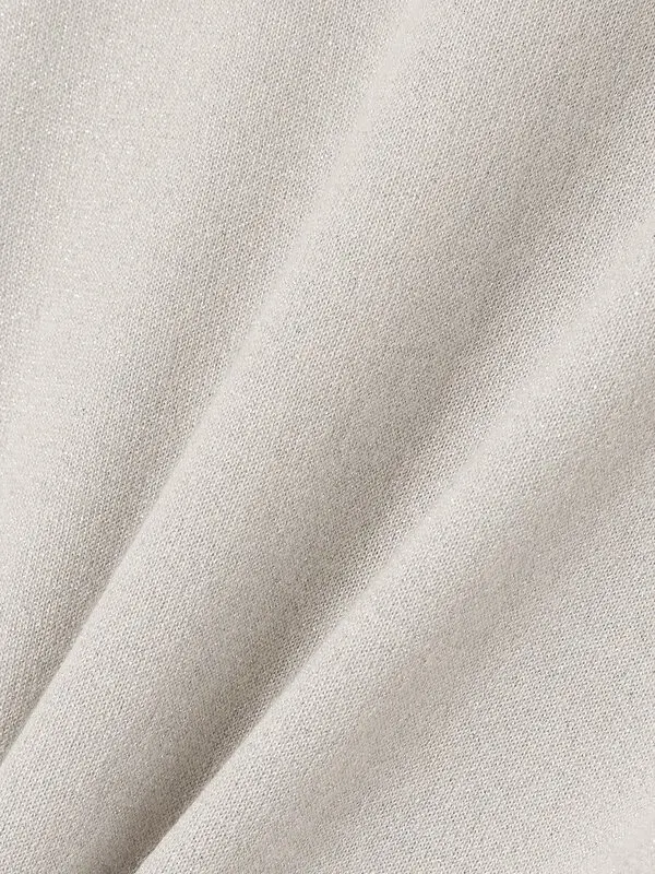 Brunello Cucinelli Metallic Cashmere-blend Turtleneck Sweater
