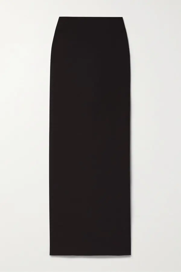 THE ROW Bartelle Wool-twill Maxi Skirt