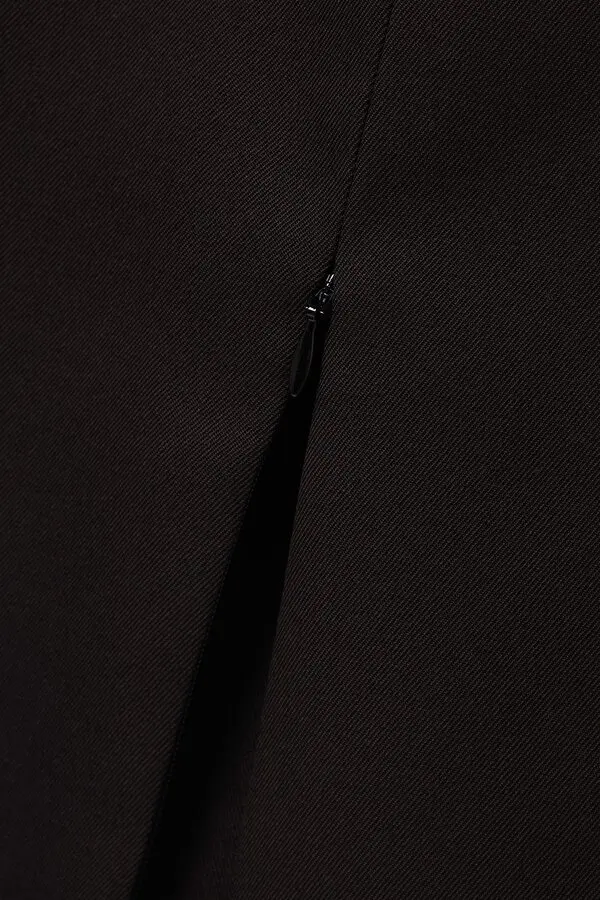 THE ROW Bartelle Wool-twill Maxi Skirt