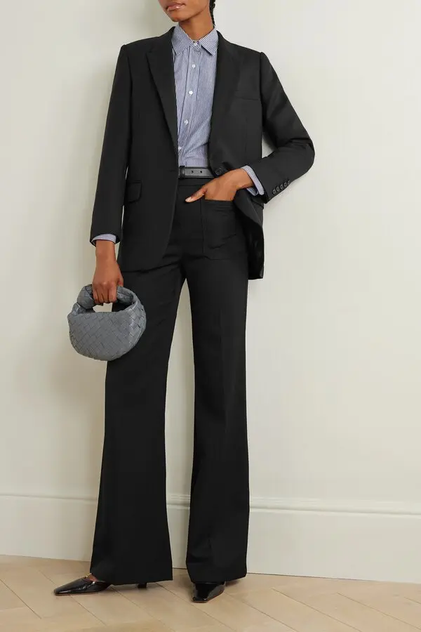 NILI LOTAN Diane Stretch-wool Twill Blazer