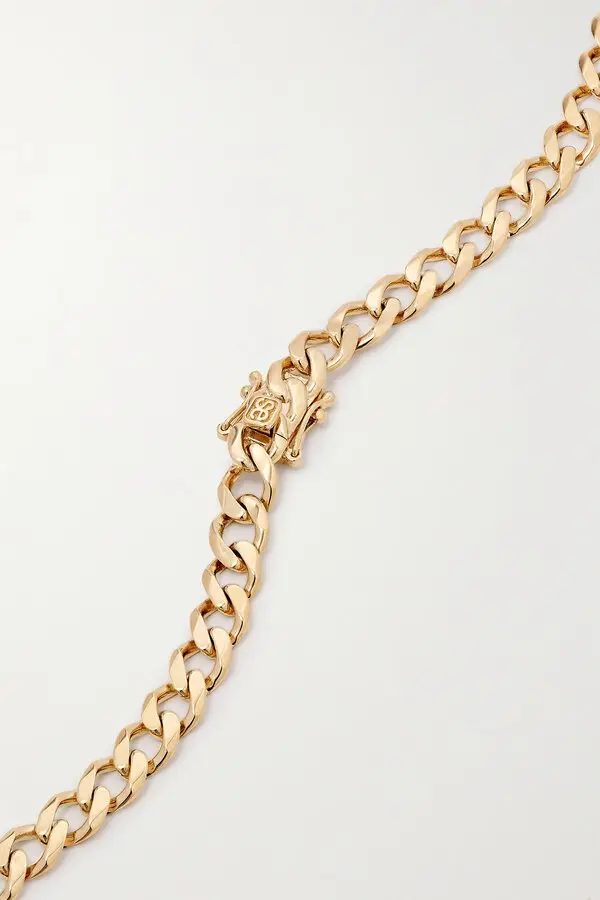 SYDNEY EVAN Id Bar 14-karat Diamond Necklace